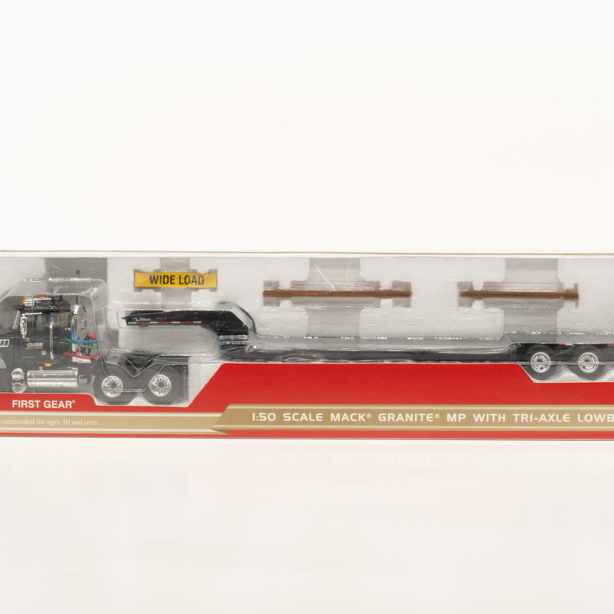 1/50 Scale Mack Granite w/ Lowboy - Case Construction – Titan Diecast LLC