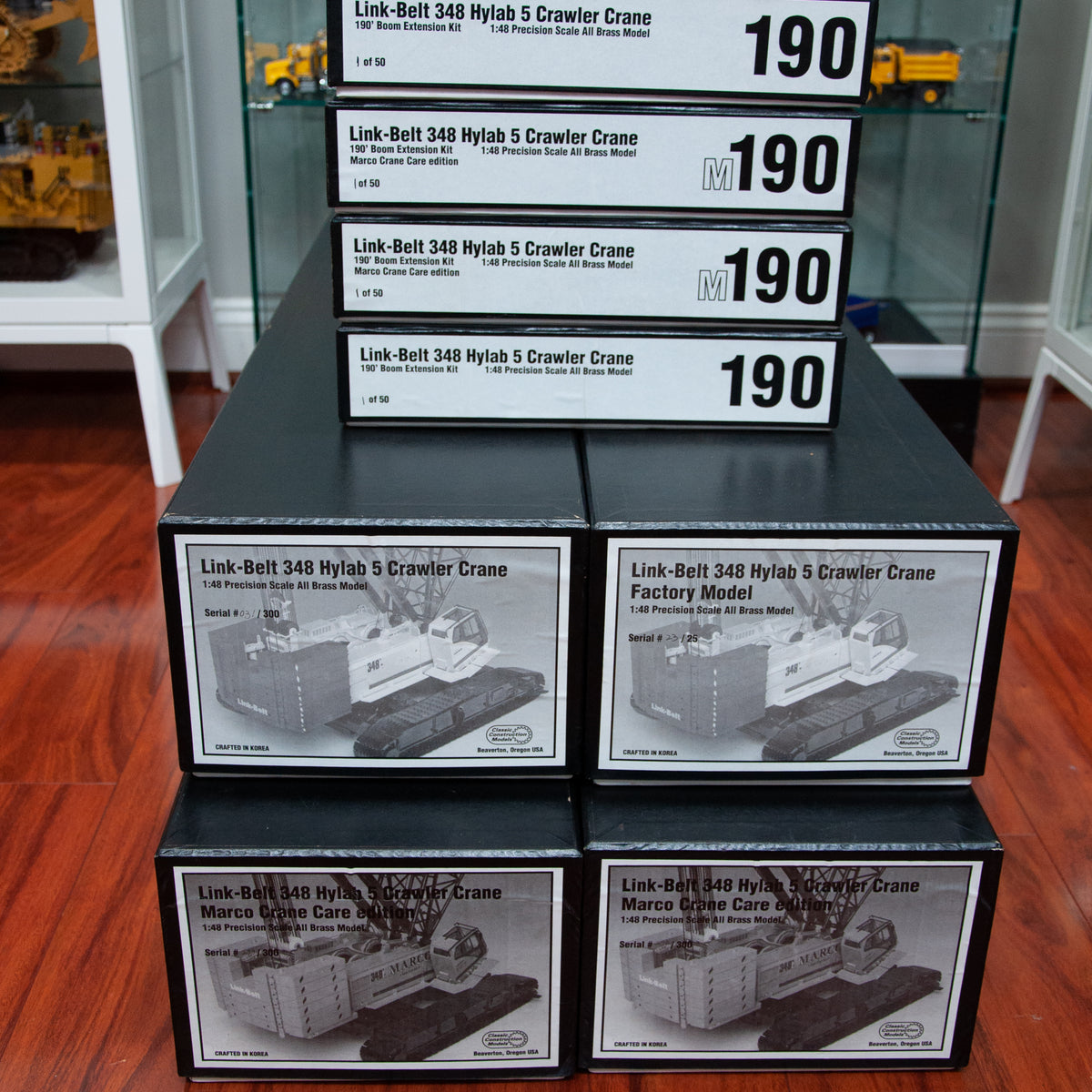 1/48 Scale CCM Brass Link Belt 348 Crawler Cranes - Assorted Versions ...